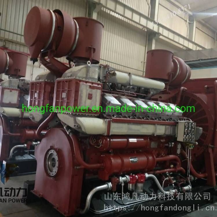 V Cylinder Arrangement Diesel Generator for Kazakhstan Oilfield Fuel ...