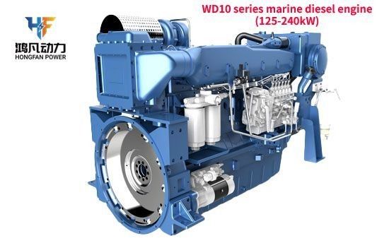 Boat Motor Engine for Fishing Ship 218HP Weichai Wd10 Series Wd10c218 ...